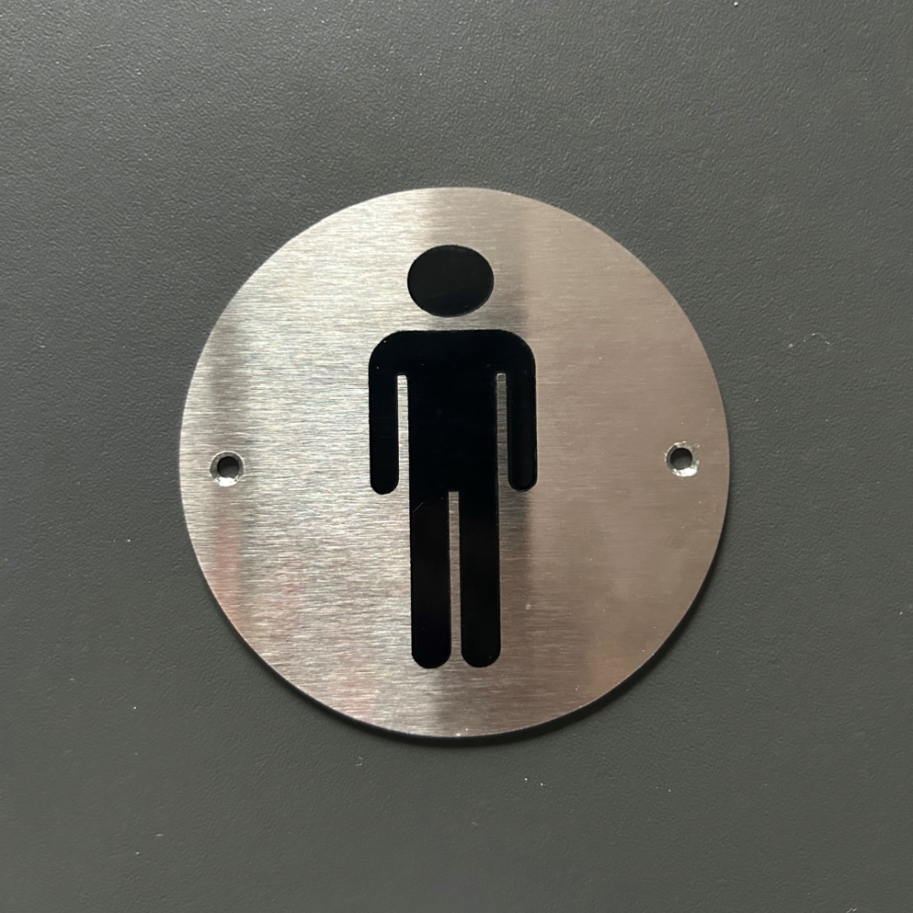Toilet Door Washroom Sign (Men) – QIC Direct