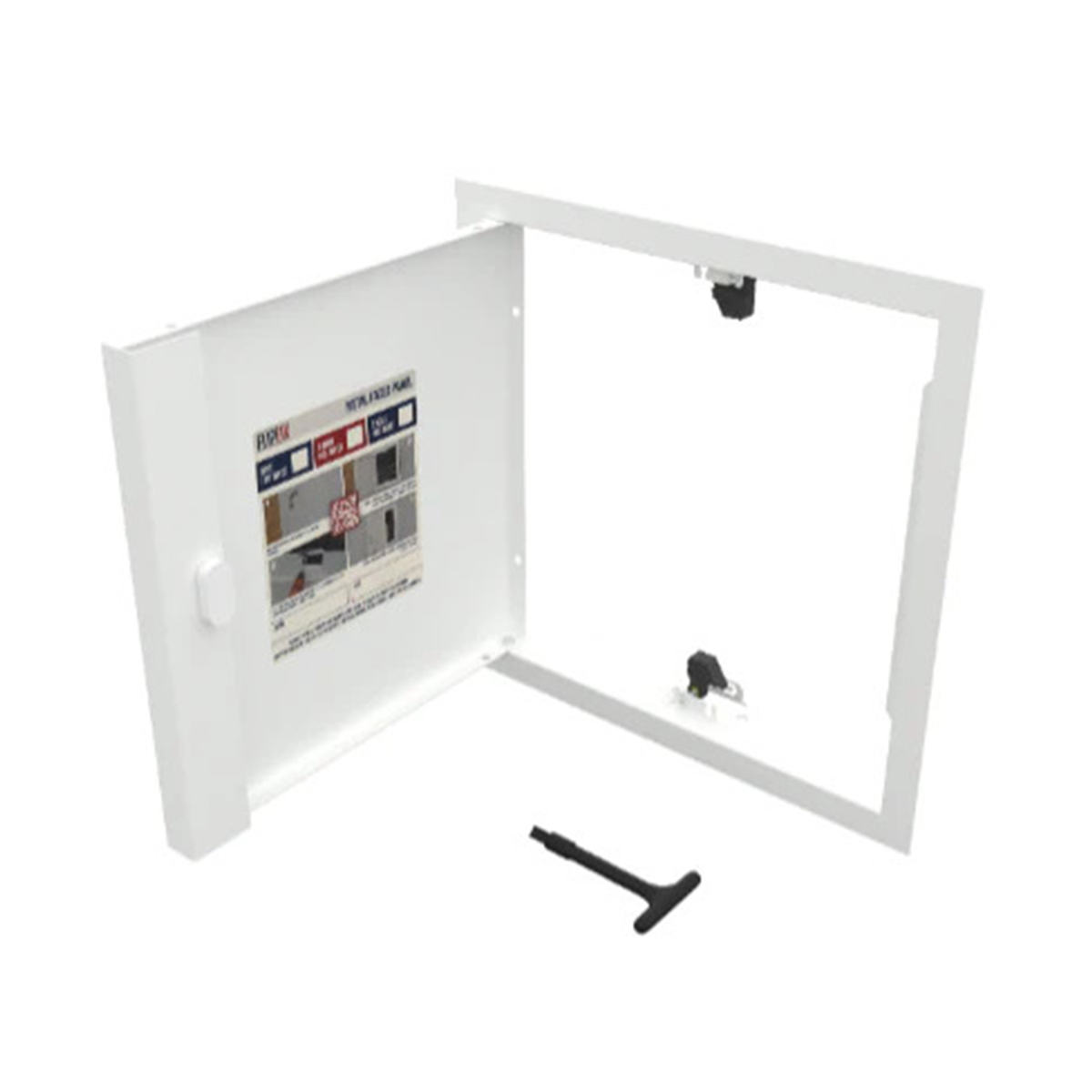 Flipfix Access Panel Metal door, Picture Frame, Budget Lock – QIC Direct
