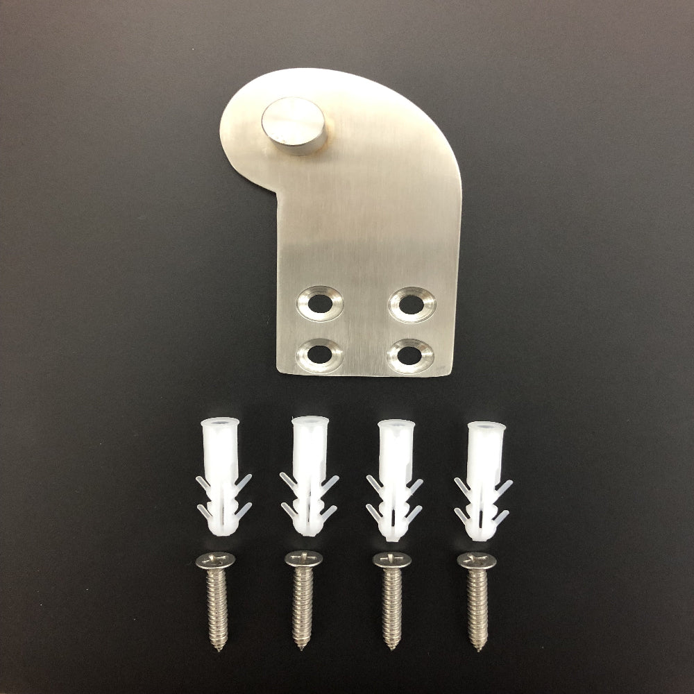 Offset Pivot Hinge Plate (Left) - Stainless – QIC Direct