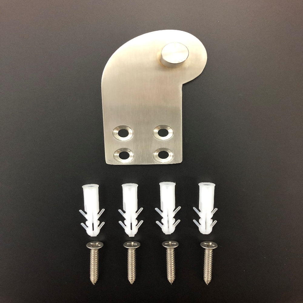 Offset Pivot Hinge Plate (Right) - Stainless – QIC Direct